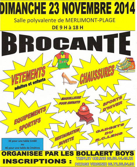1ère brocante vêtements (adultes / enfants), articles de sports et de ...